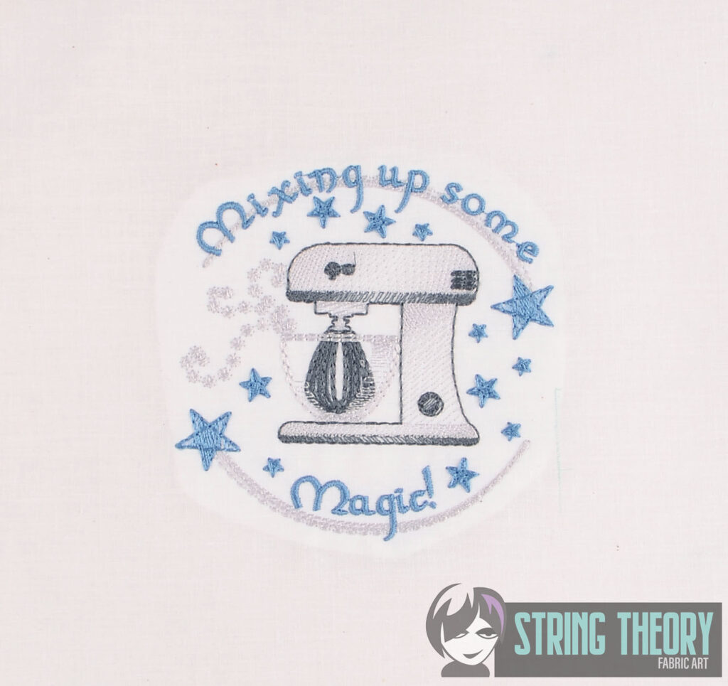 Mixing up some Magic! – String Theory Fabric Art