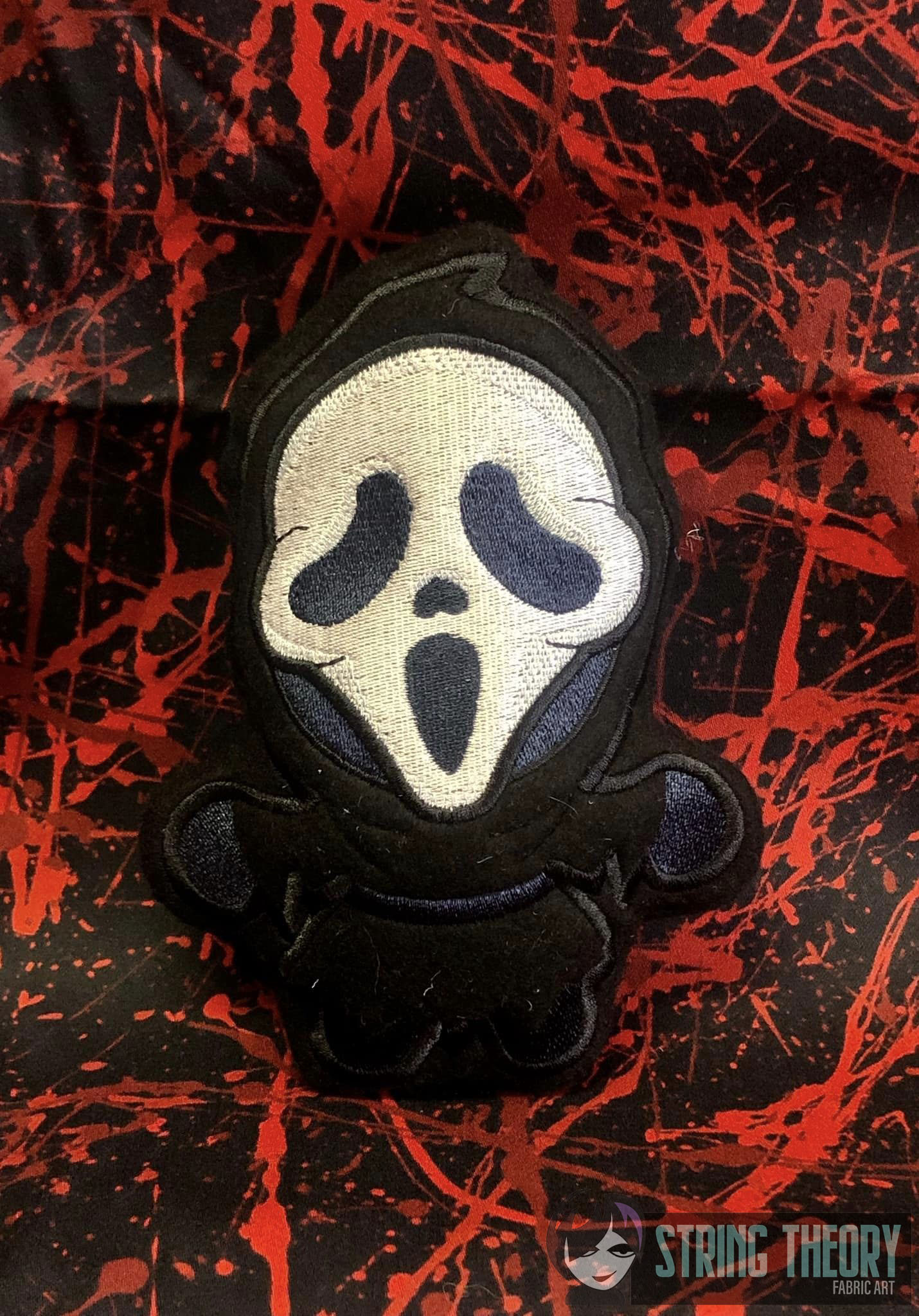 Chibi Ghost Killer Stuffie – String Theory Fabric Art