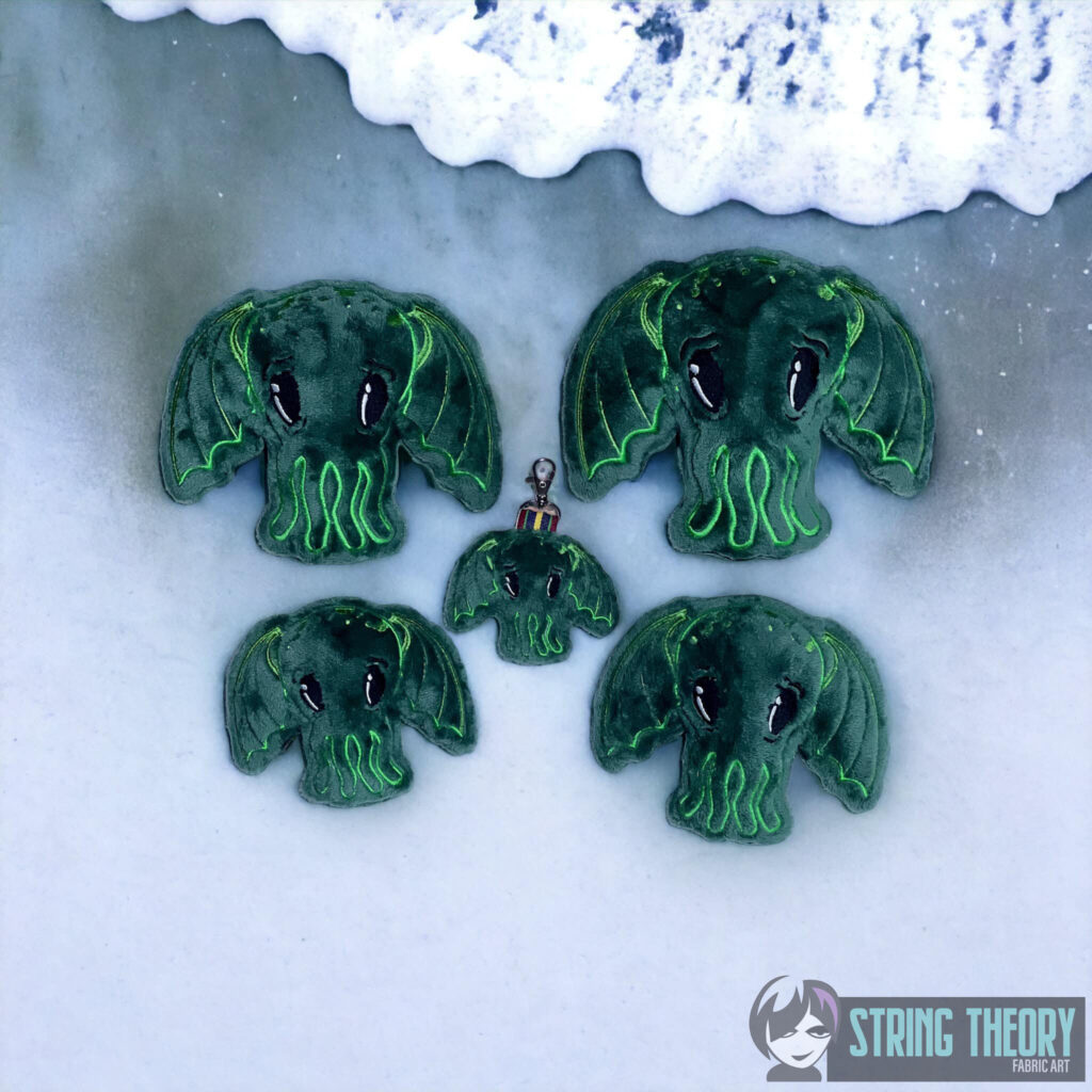 Chibi Cthulhu Stuffie – String Theory Fabric Art