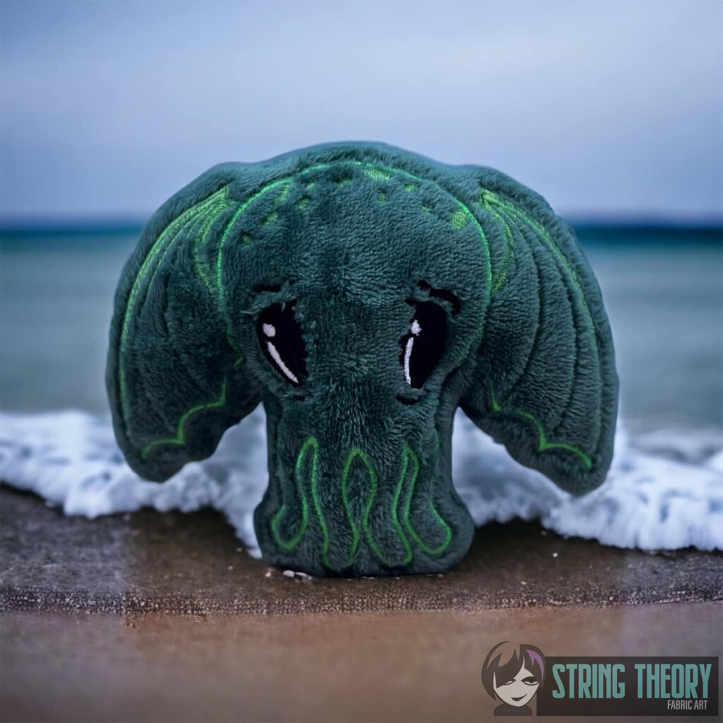 Chibi Cthulhu Stuffie – String Theory Fabric Art