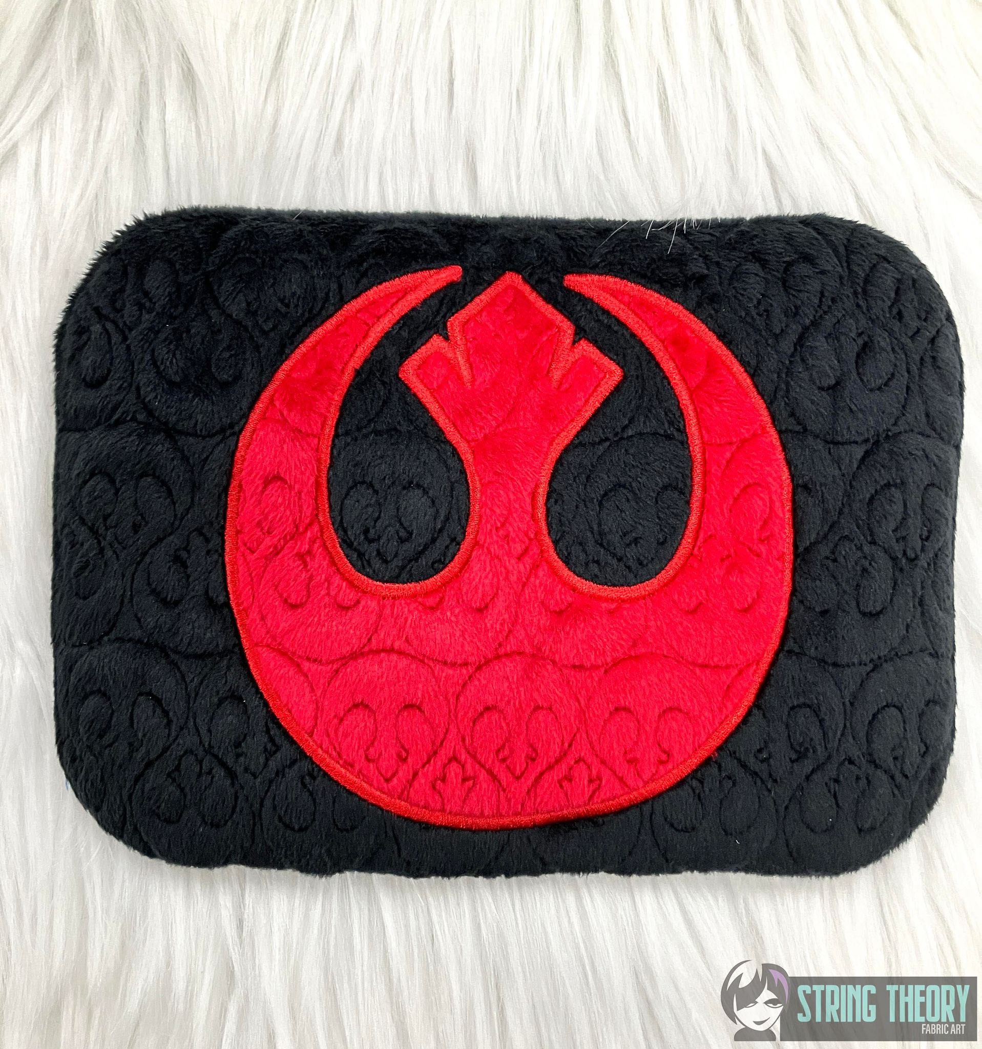 Star Battles Good Team Logo Mug Rug – String Theory Fabric Art