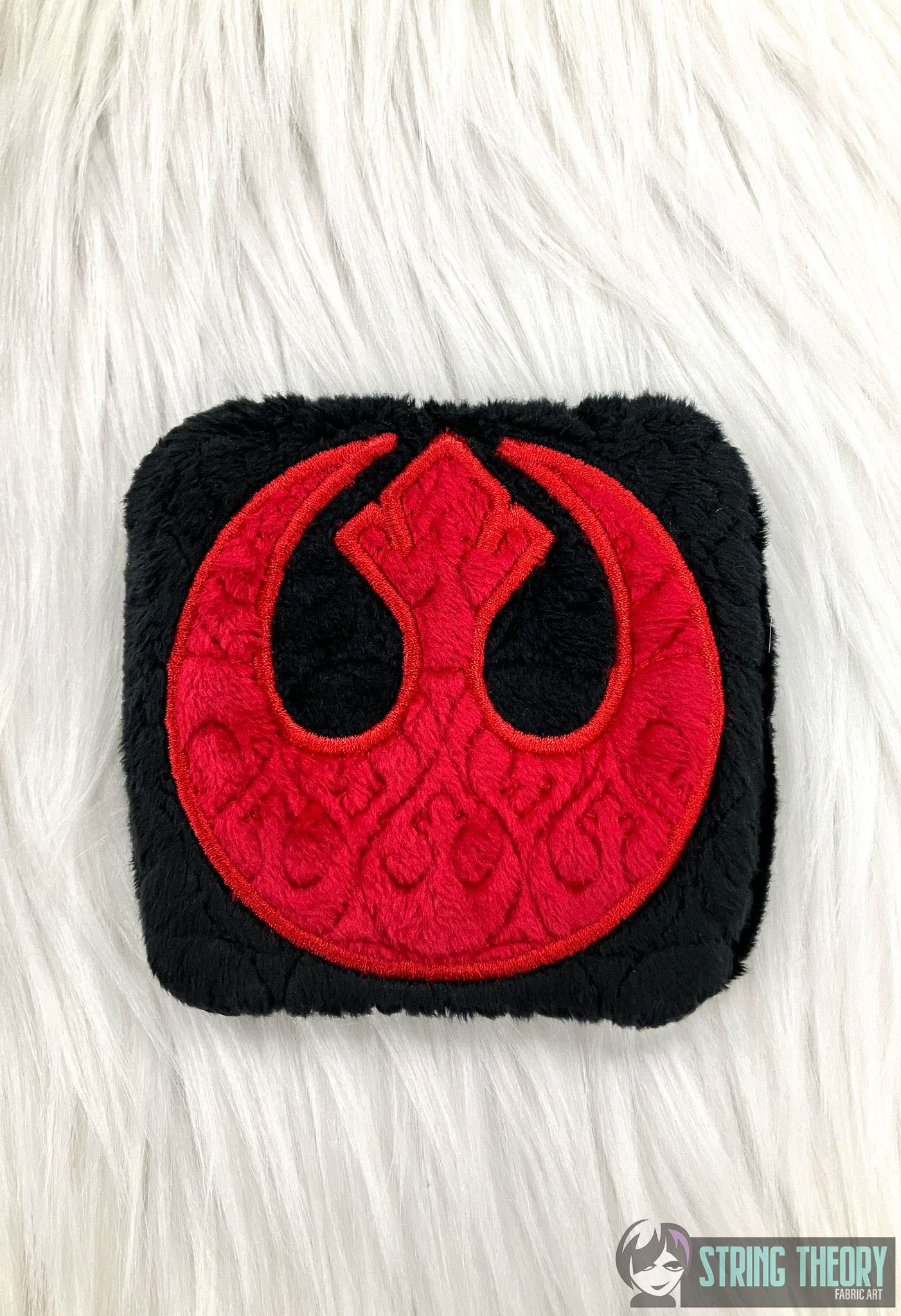 Star Battles Good Team Logo Mug Rug – String Theory Fabric Art