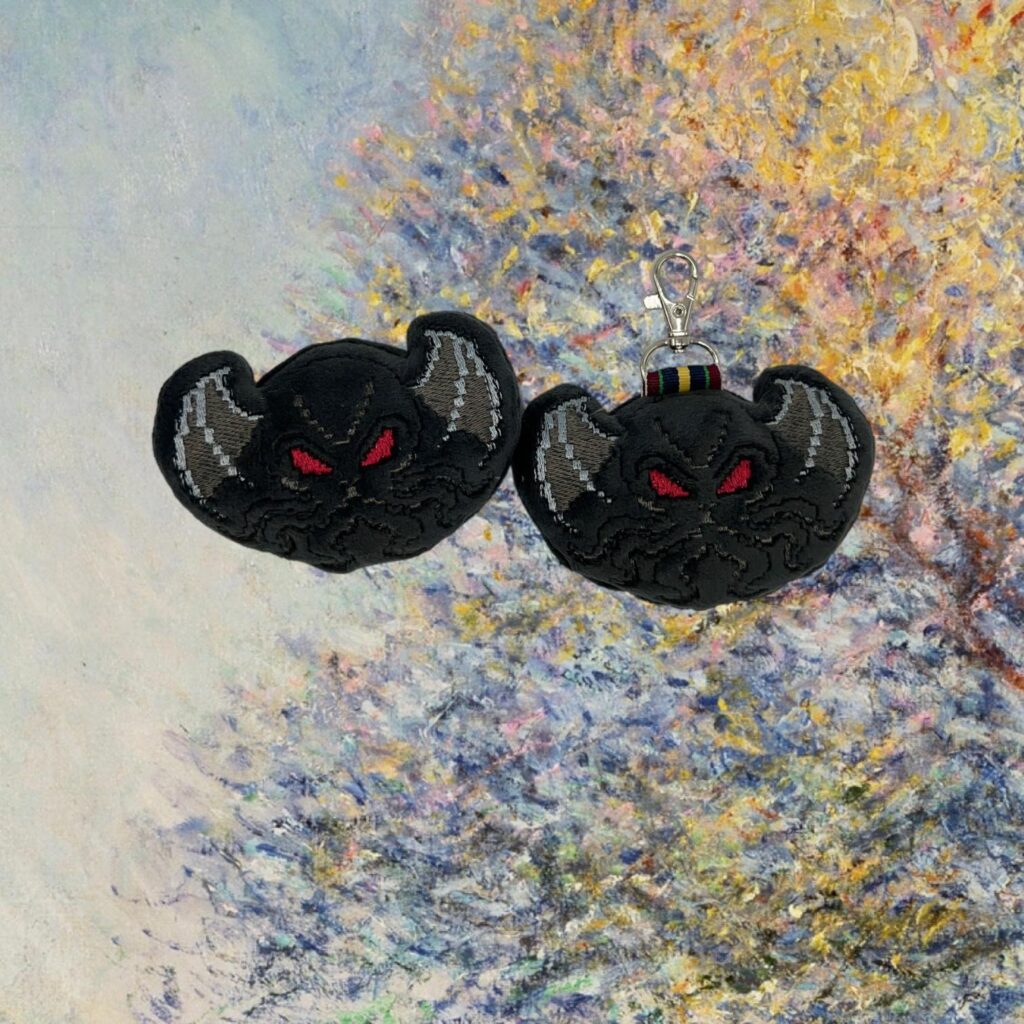 8 Bit Cthulhu Stuffie – String Theory Fabric Art