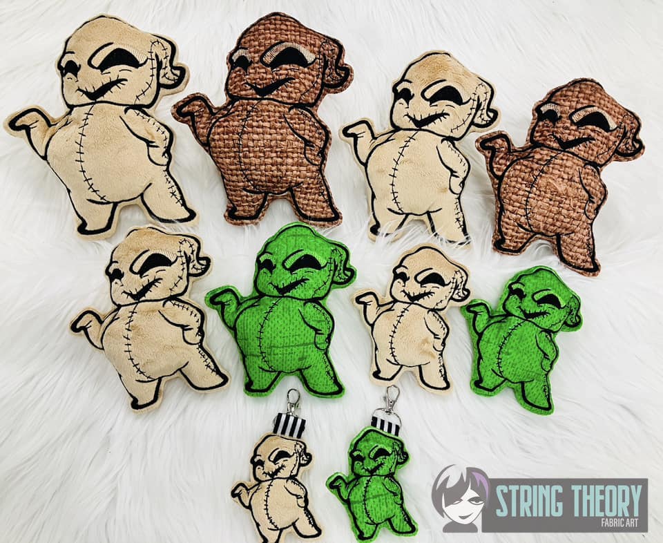 Chibi Burlap Bug Guy Stuffie – String Theory Fabric Art