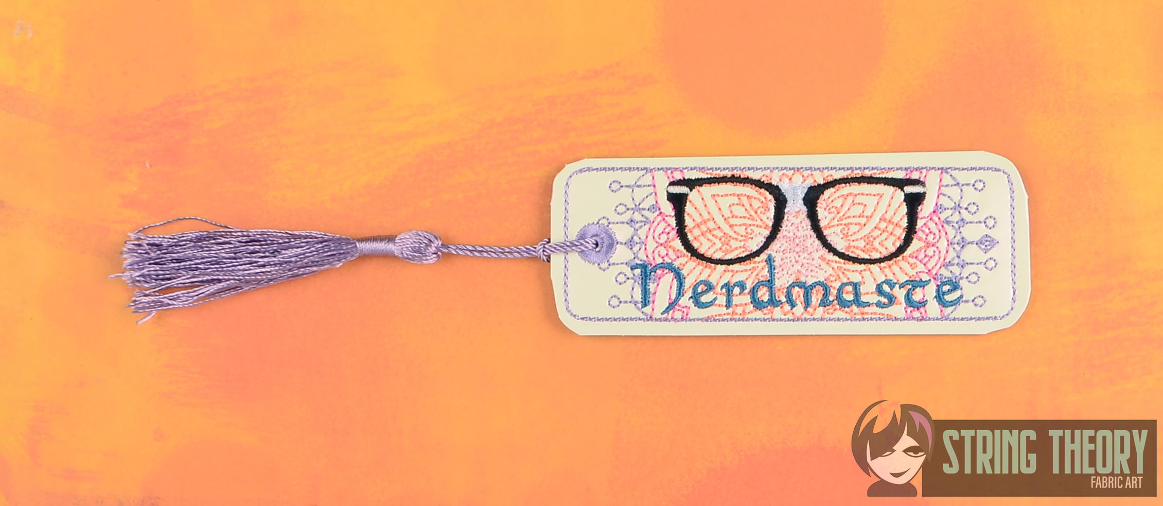 Nerdmaste Bookmarks – String Theory Fabric Art