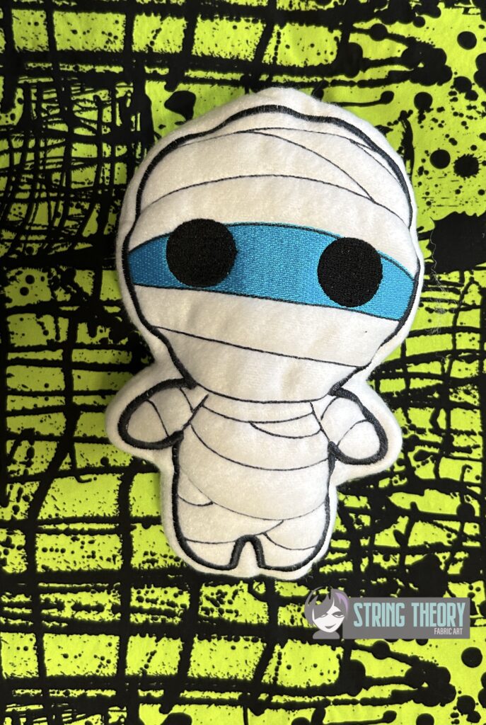 Chibi Mummy Stuffie – String Theory Fabric Art