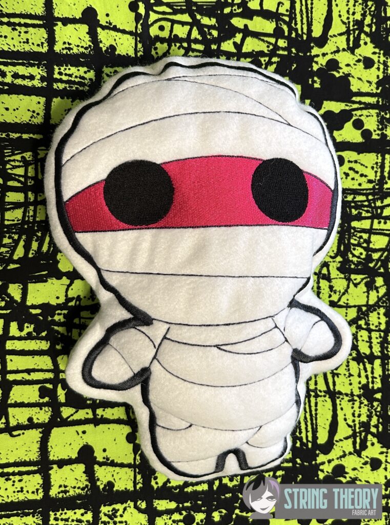 Chibi Mummy Stuffie – String Theory Fabric Art
