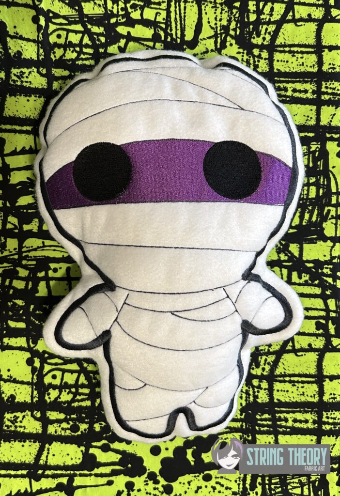 Chibi Mummy Stuffie – String Theory Fabric Art