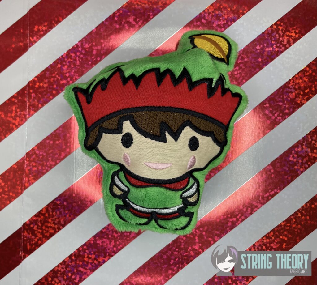Chibi Elf Stuffie – String Theory Fabric Art