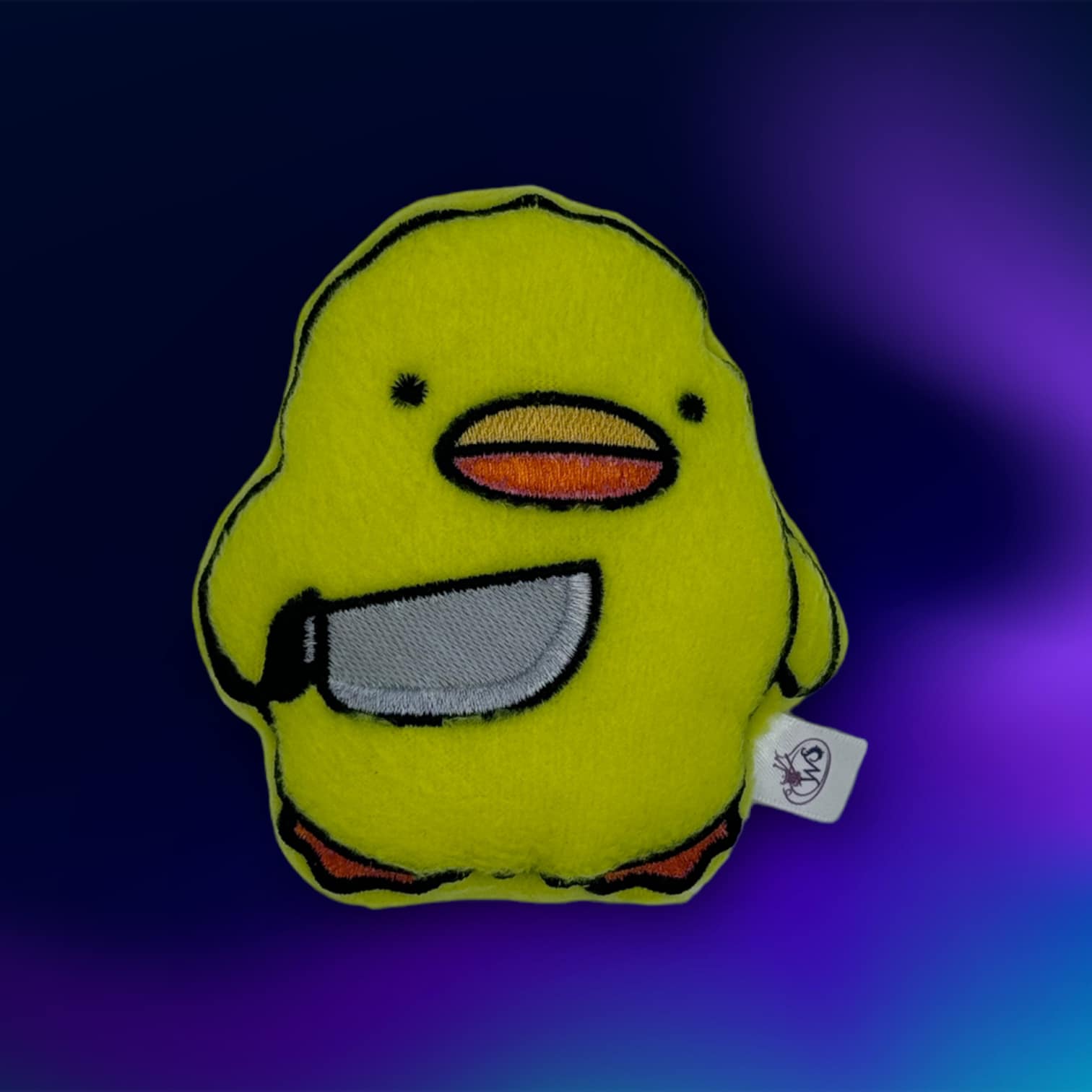 Chibi Murder Duck Stuffie – String Theory Fabric Art