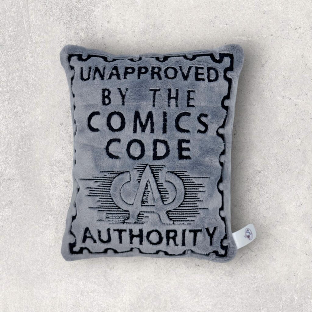 Comic Code Authority Stuffie – String Theory Fabric Art