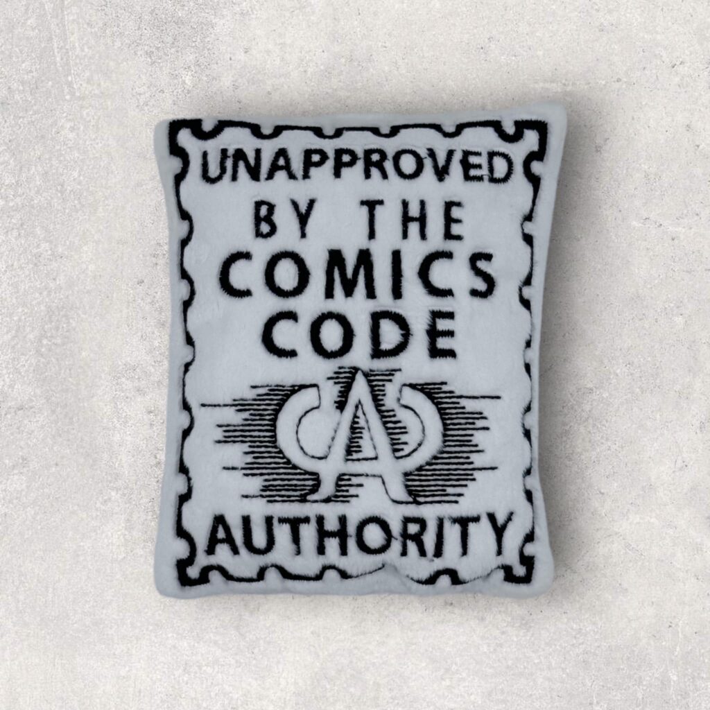 Comic Code Authority Stuffie – String Theory Fabric Art