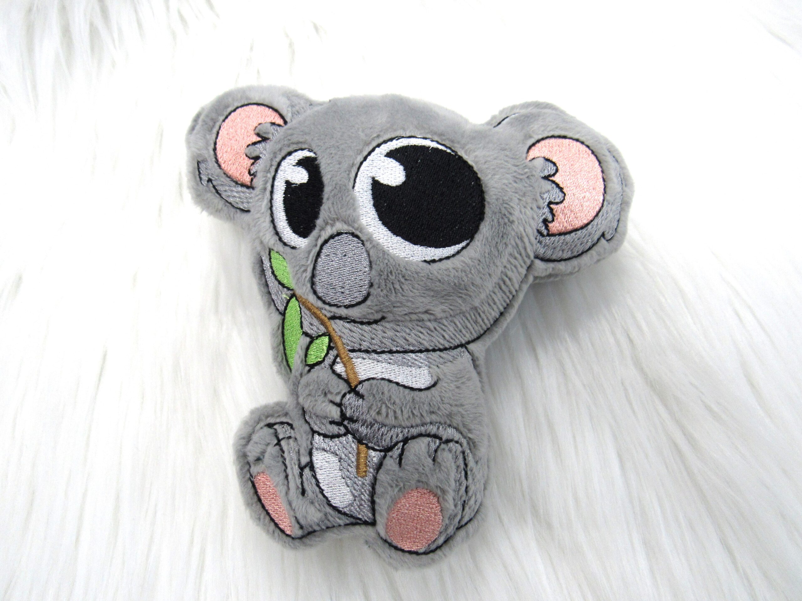 Chibi Koala Stuffie – String Theory Fabric Art