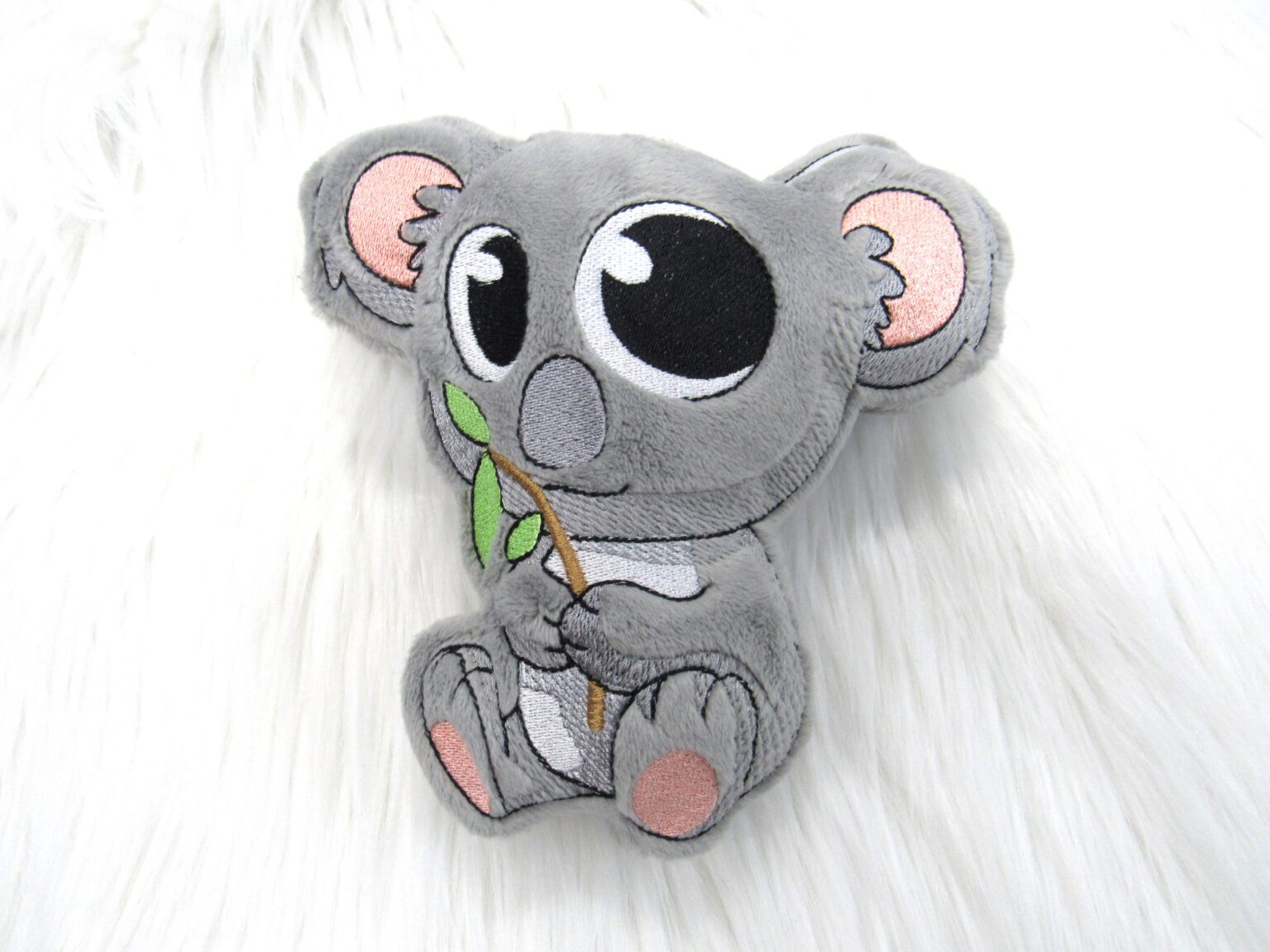 Chibi Koala Stuffie – String Theory Fabric Art