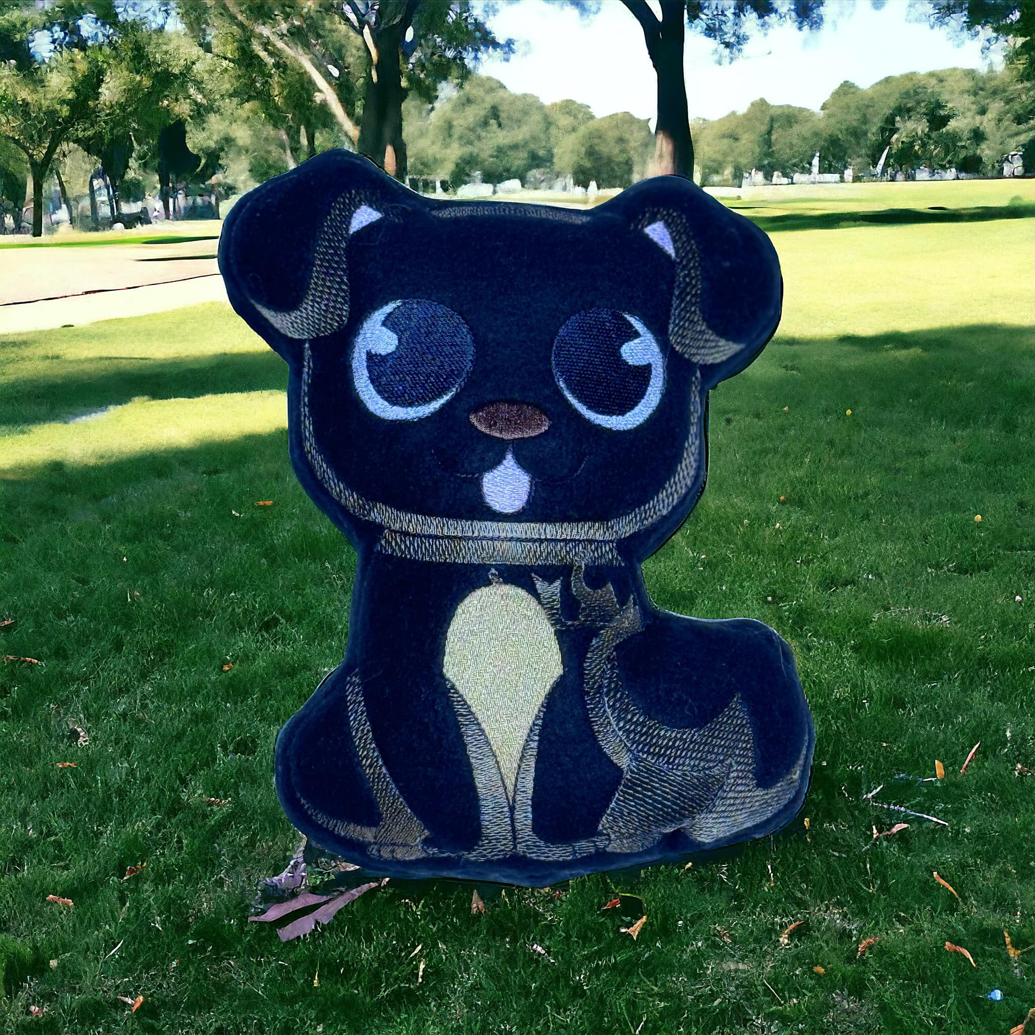 Chibi Puppy Stuffie – String Theory Fabric Art