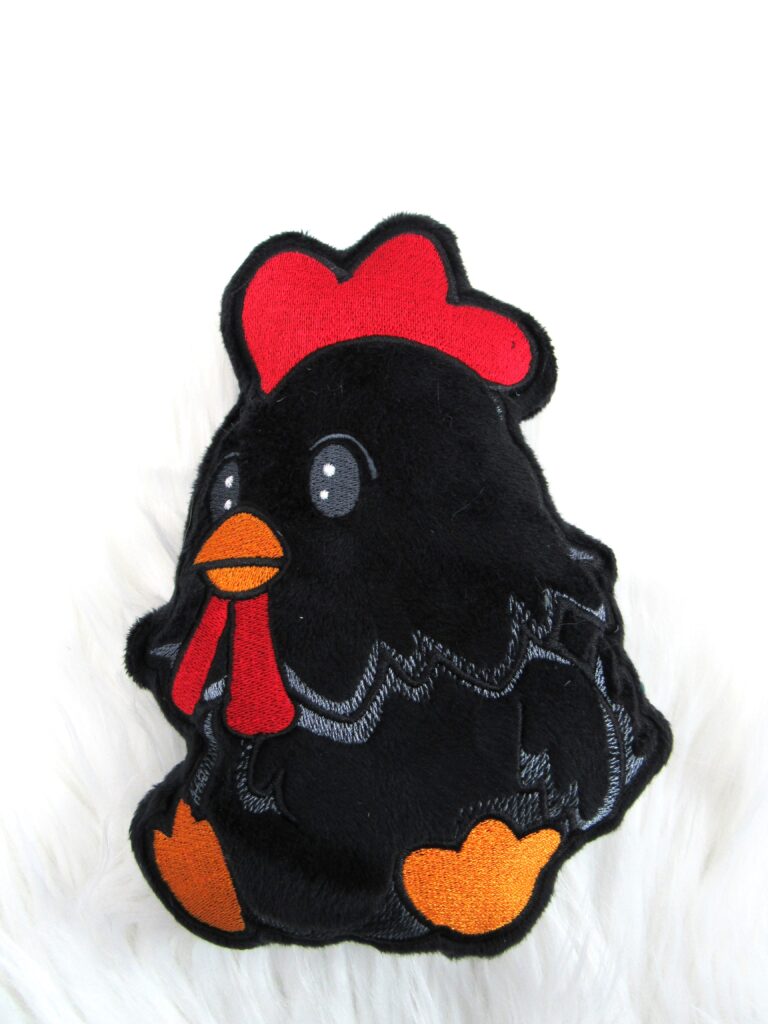 Chibi Chicken Stuffie – String Theory Fabric Art