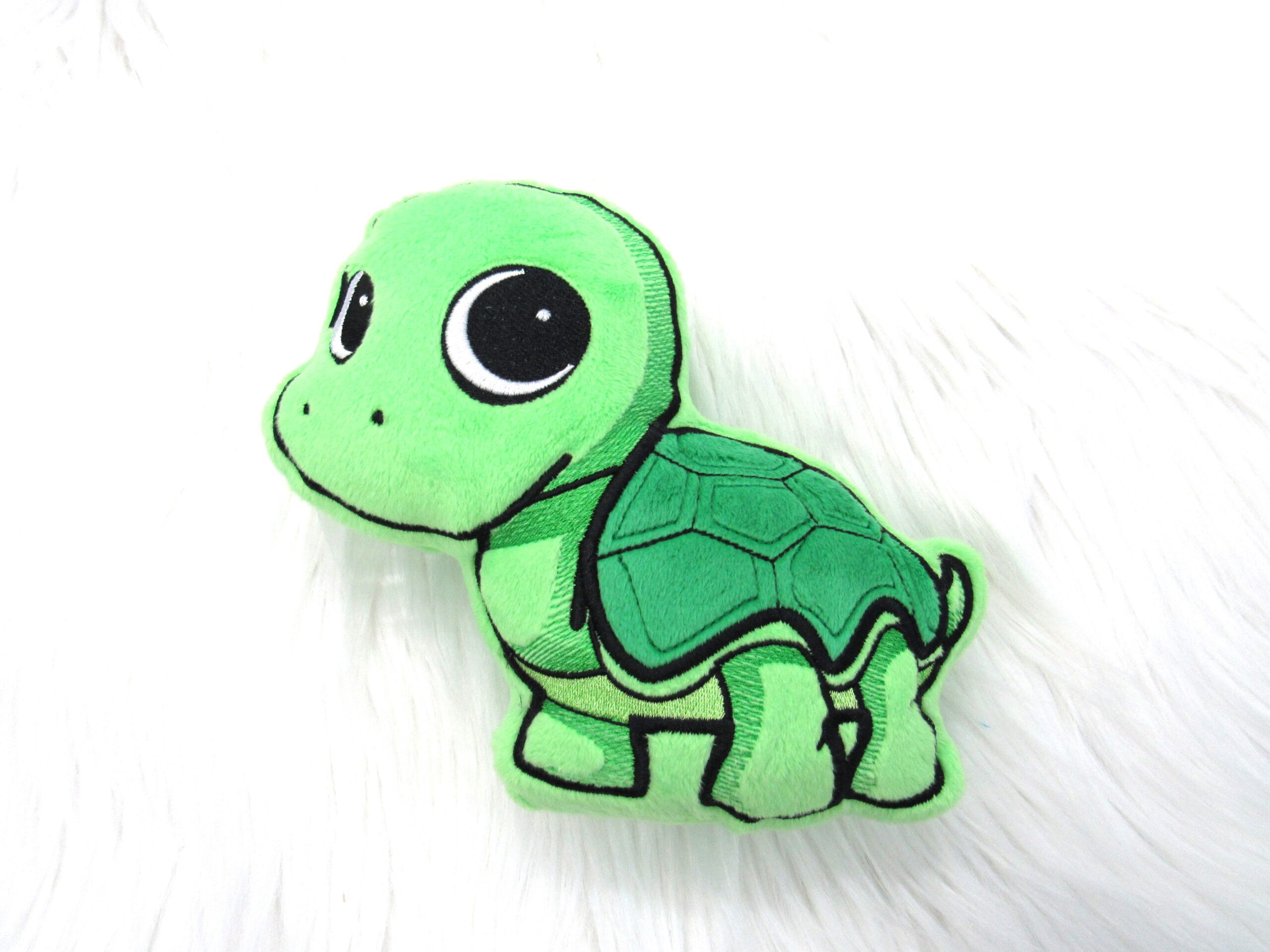 Chibi Turtle Stuffie – String Theory Fabric Art