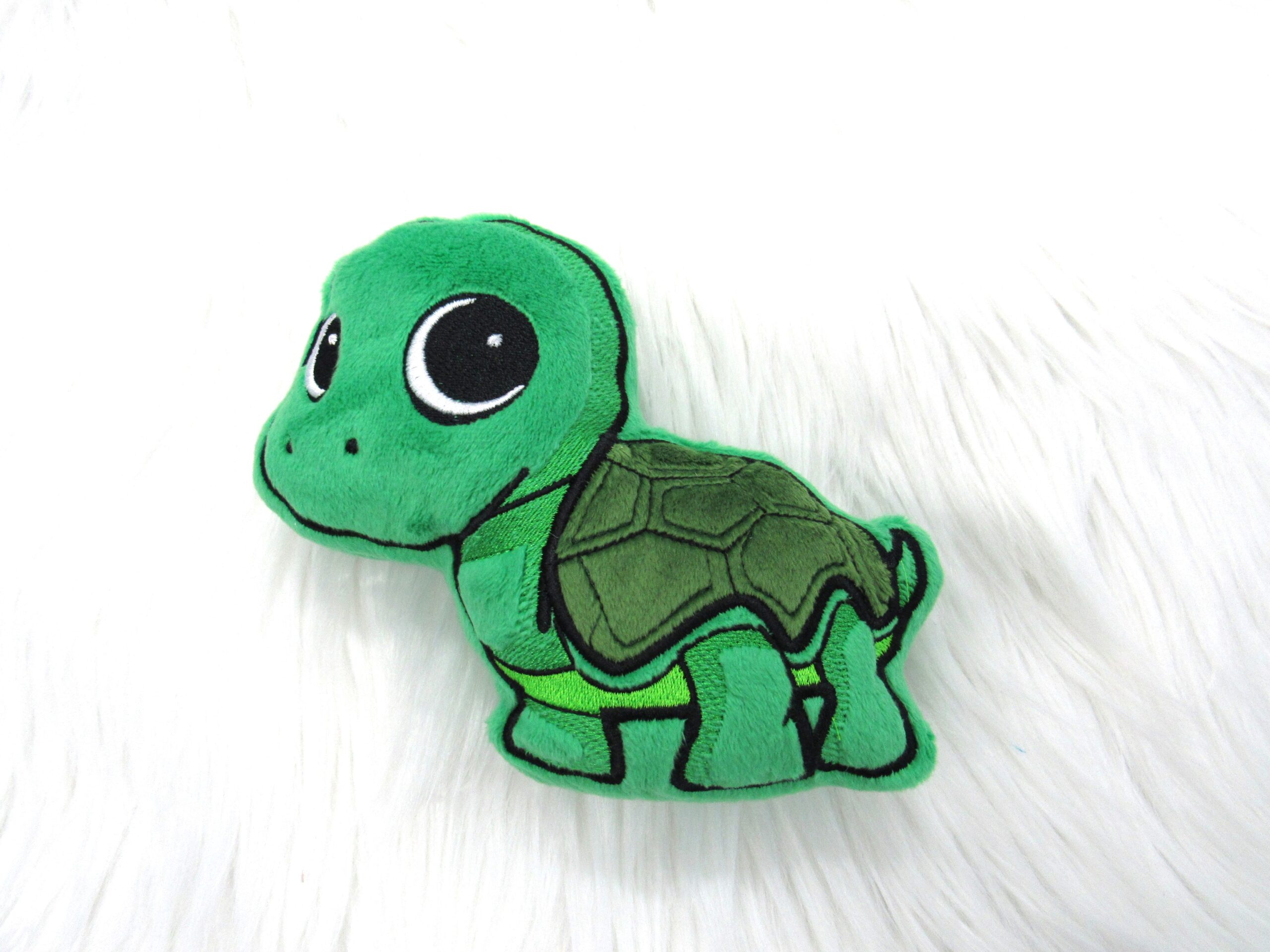 Chibi Turtle Stuffie – String Theory Fabric Art