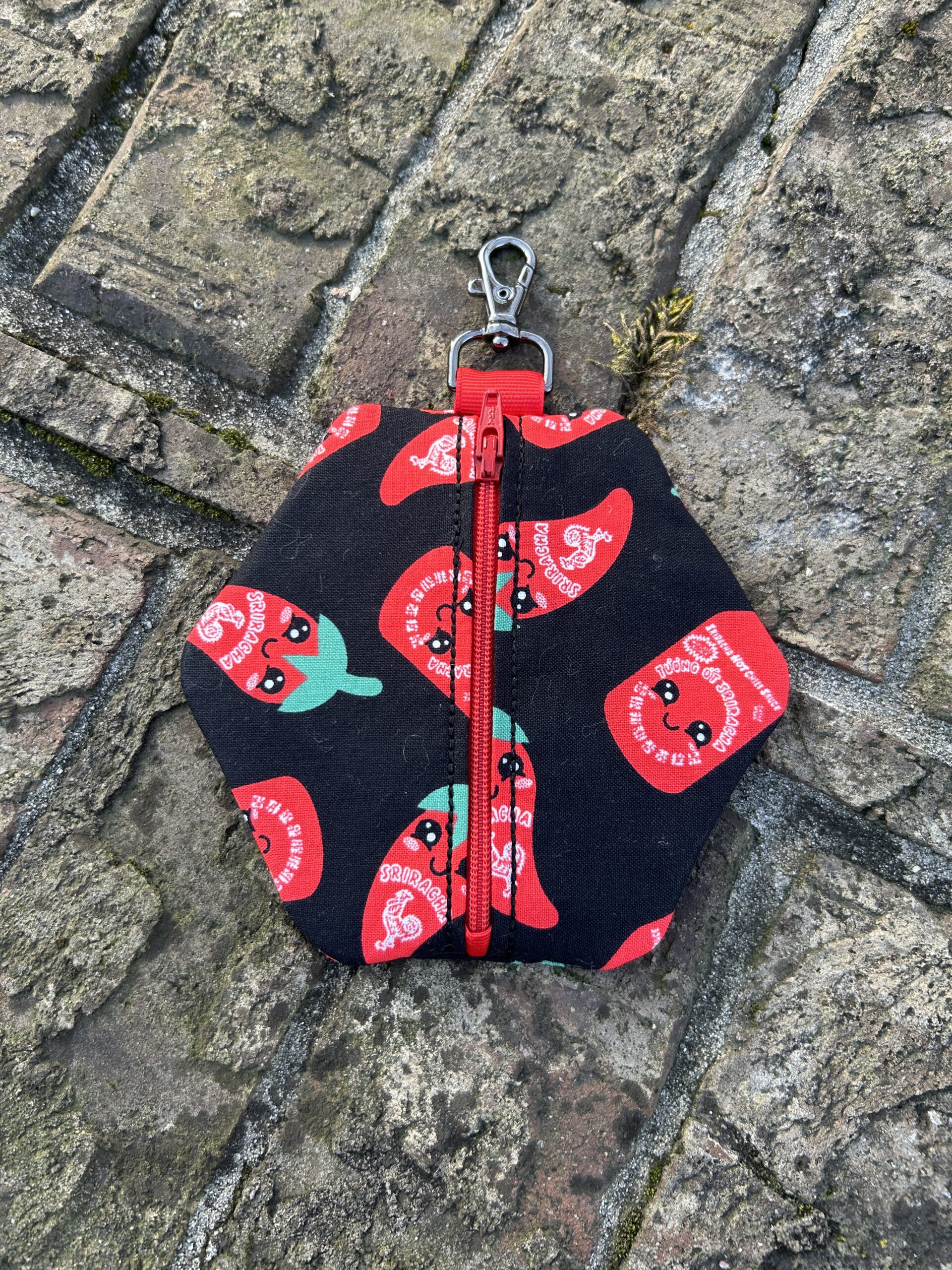 Hex Zip Bag Center Zip Fully Lined – String Theory Fabric Art