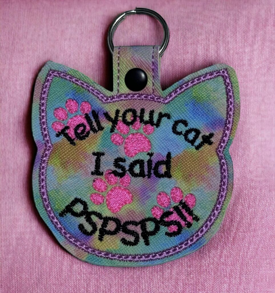 Tell your cat I said PSPSPS – String Theory Fabric Art