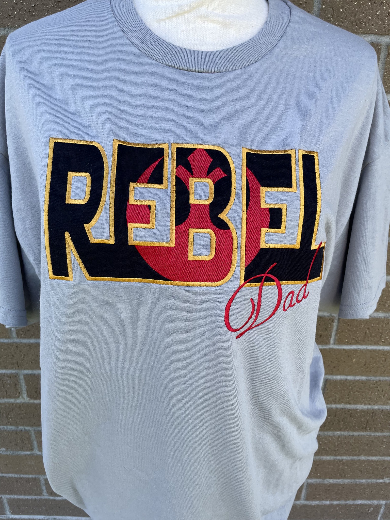 Star Battles Rebel Dad Appliqué – String Theory Fabric Art