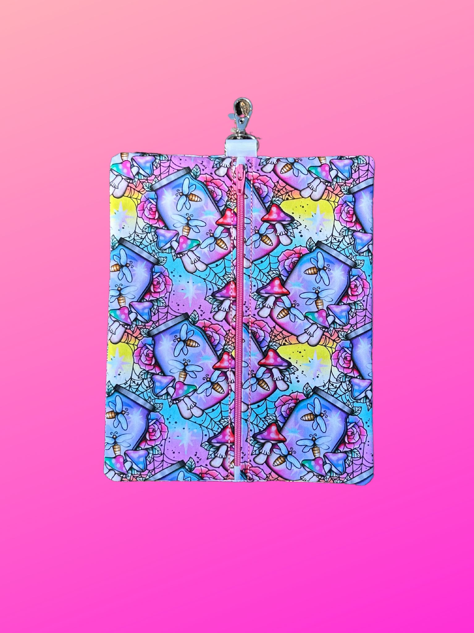 Rectangle Zip Bag Center Zip Fully Lined – String Theory Fabric Art