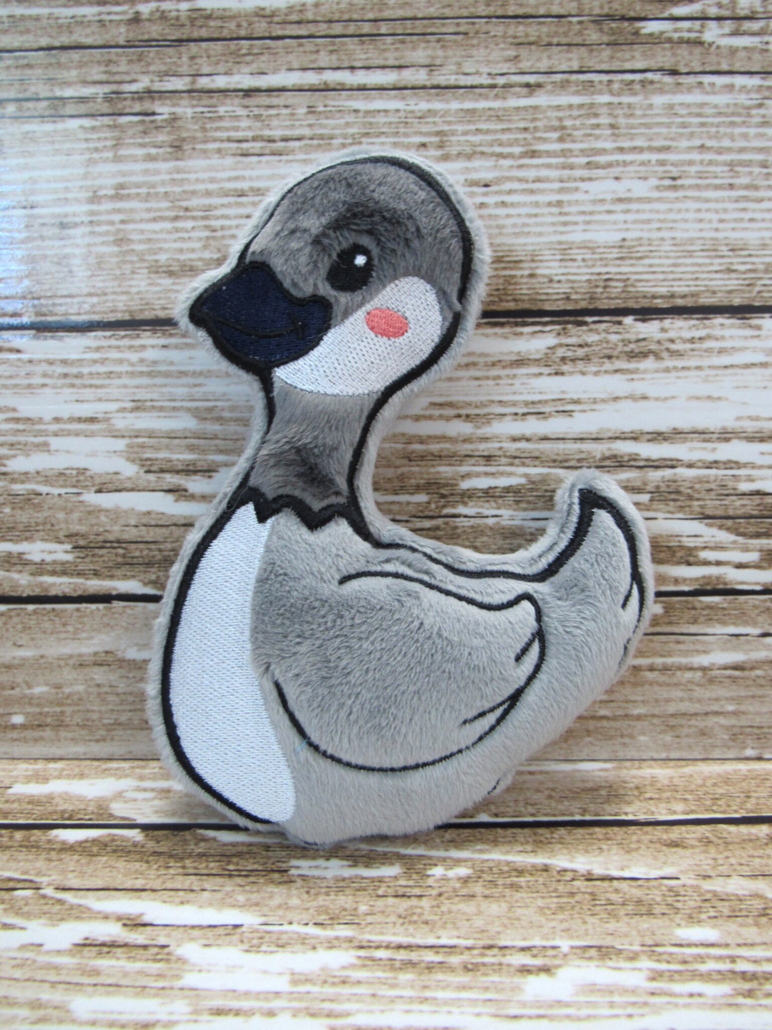 Chibi Goose Stuffie – String Theory Fabric Art