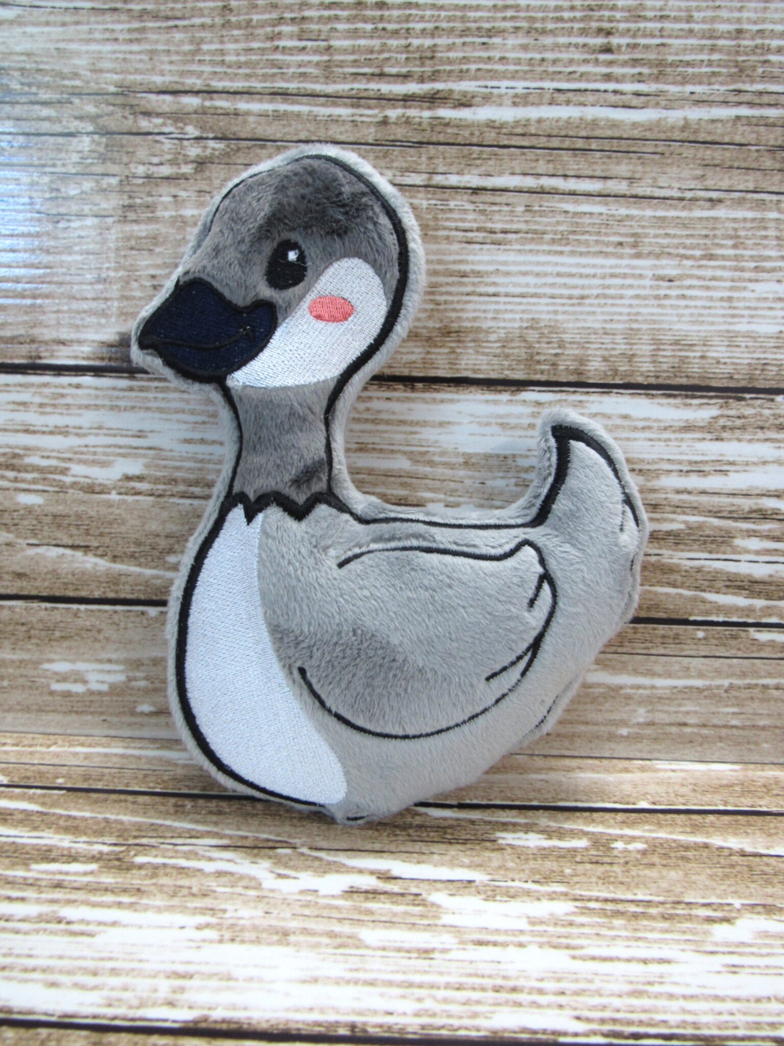 Chibi Goose Stuffie – String Theory Fabric Art