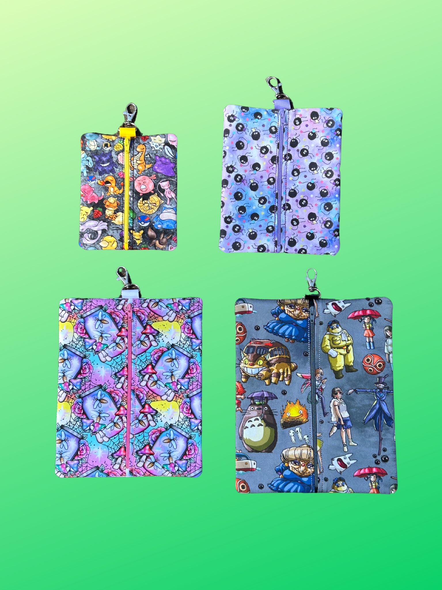 Rectangle Zip Bag Center Zip Fully Lined – String Theory Fabric Art