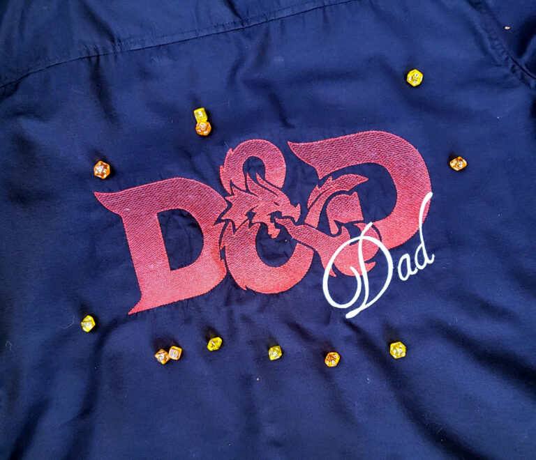 D&D Dad – String Theory Fabric Art