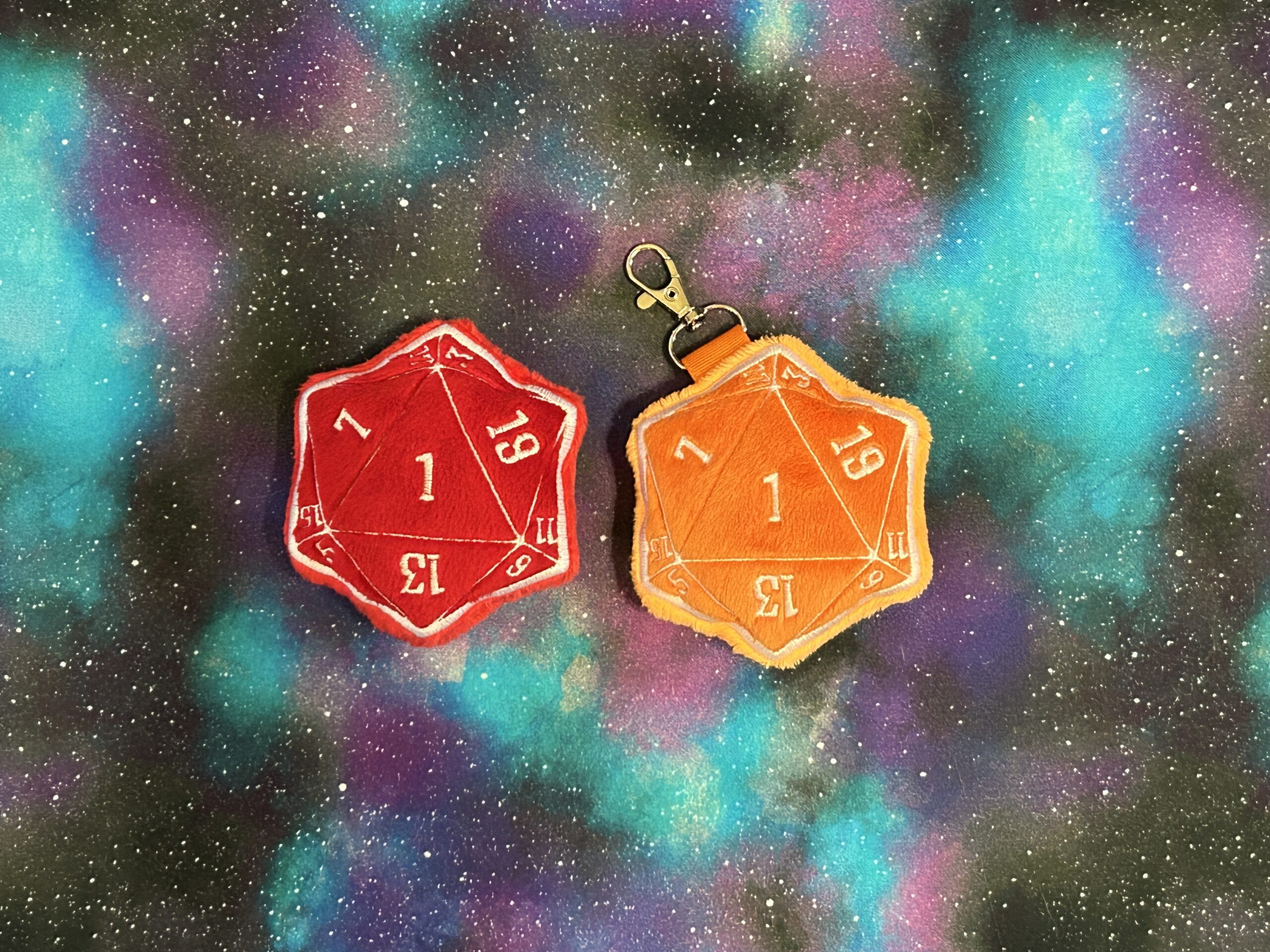 Tabletop Gaming Dice – D20 Fail Stuffie – String Theory Fabric Art