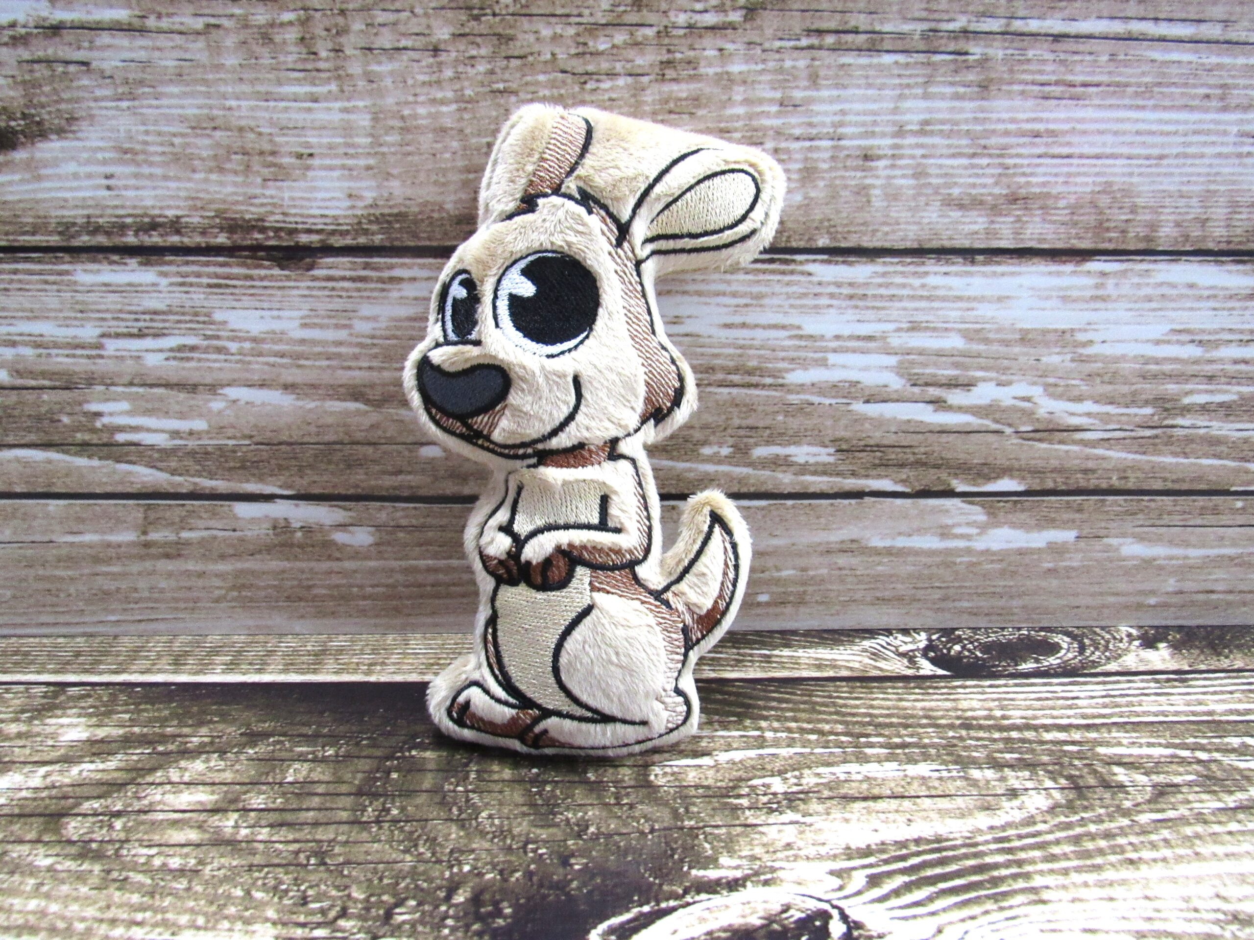 Chibi Kangaroo Stuffie – String Theory Fabric Art