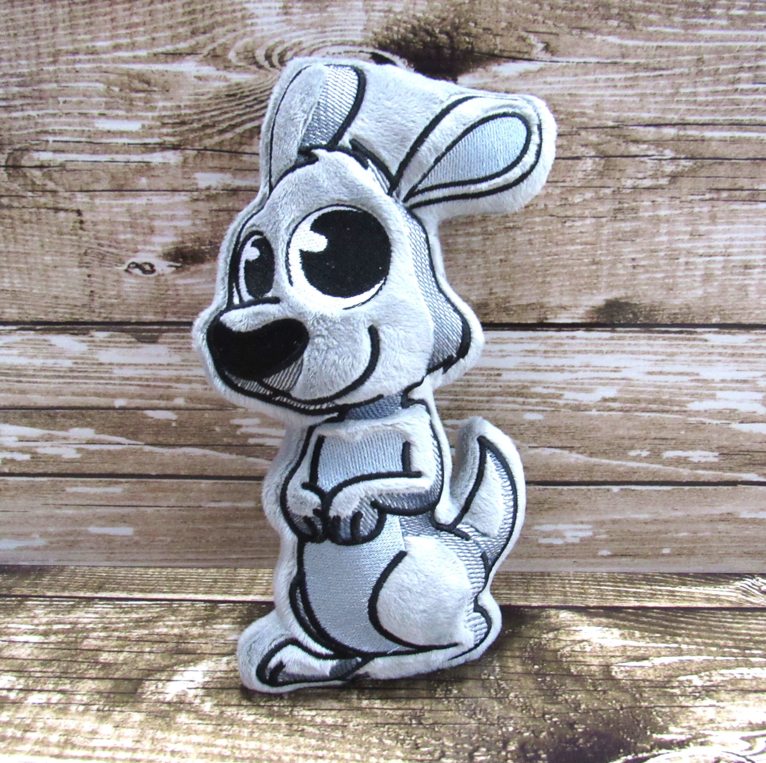 Chibi Kangaroo Stuffie – String Theory Fabric Art