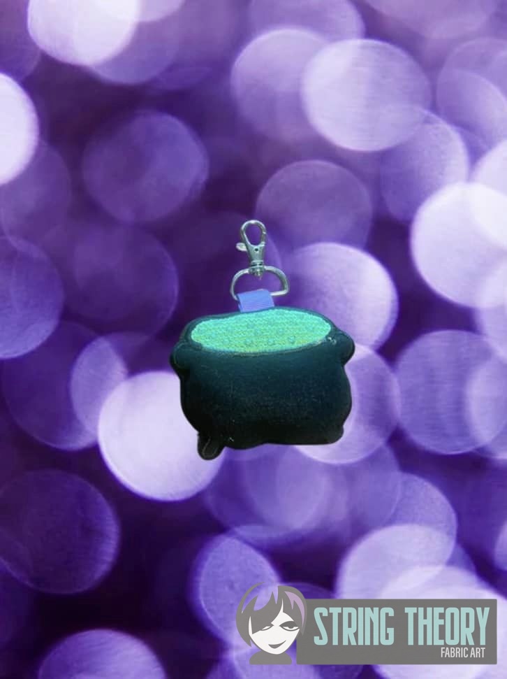 Chibi Cauldron Stuffie – String Theory Fabric Art