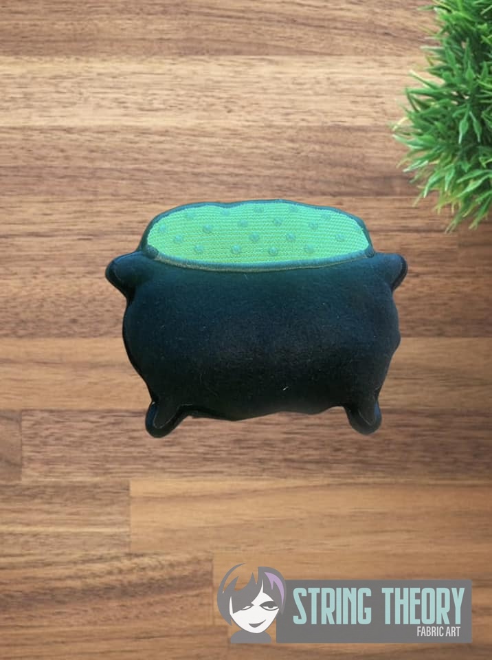 Chibi Cauldron Stuffie – String Theory Fabric Art