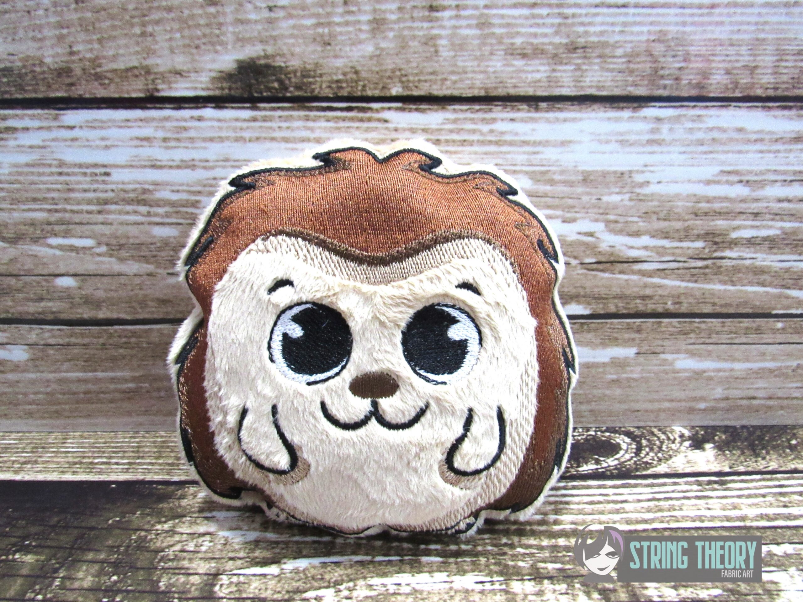 Chibi Hedgehog Stuffie – String Theory Fabric Art