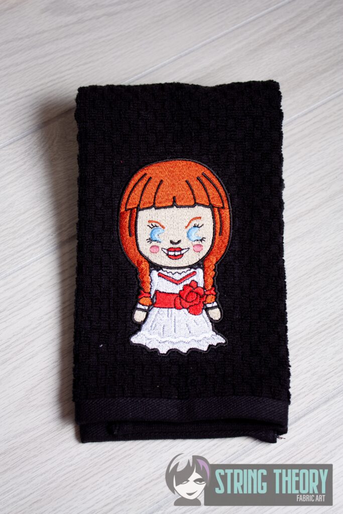 Chibi Annabelle – String Theory Fabric Art