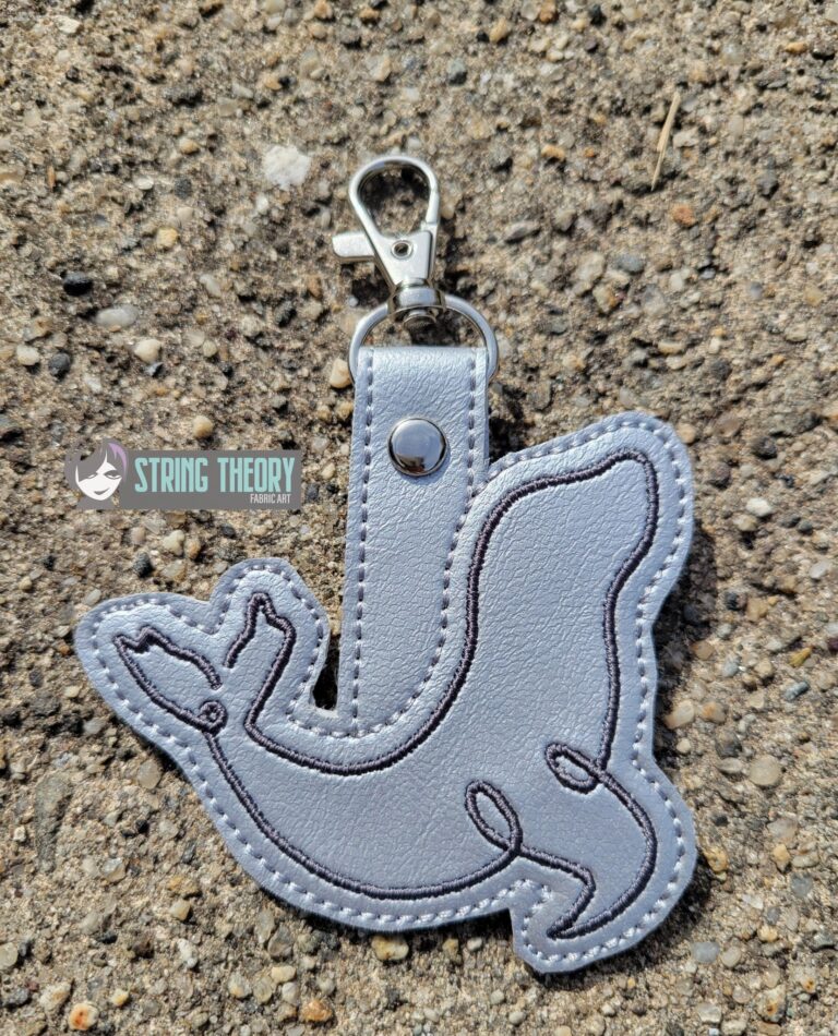 Continuous Line Seal Fob ITH Machine Embroidery